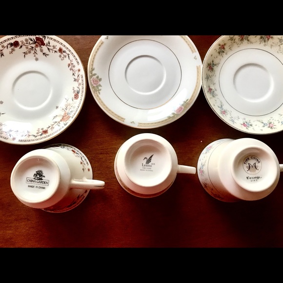 Dining | Fine China Set Cups And Plates | Poshmark